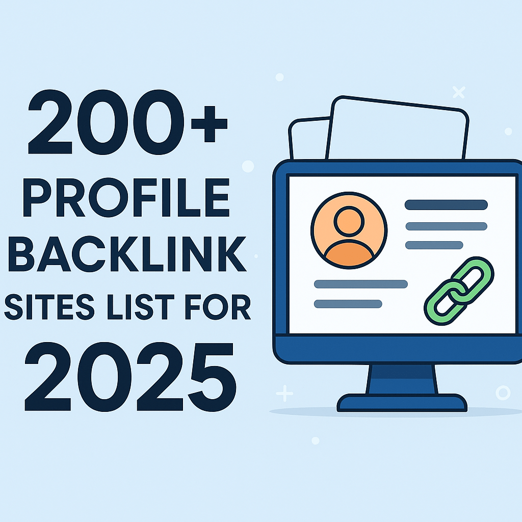 200+ Profile Creation Sites List for Backlinks [Updated 2025]